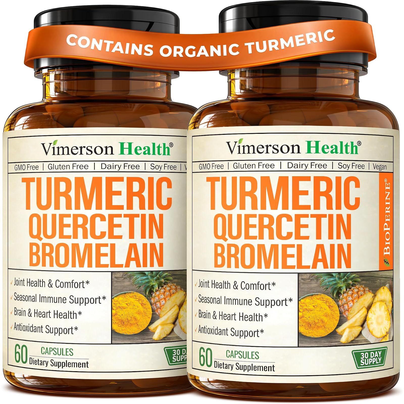 quercetin bromelain immune support capsules