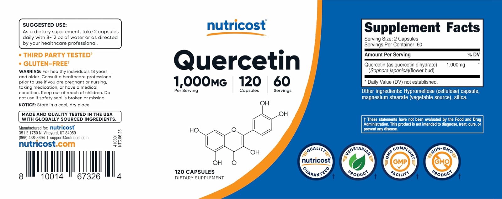 quercetin capsules for allergy relief
