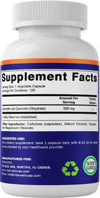 quercetin capsules for antioxidant support