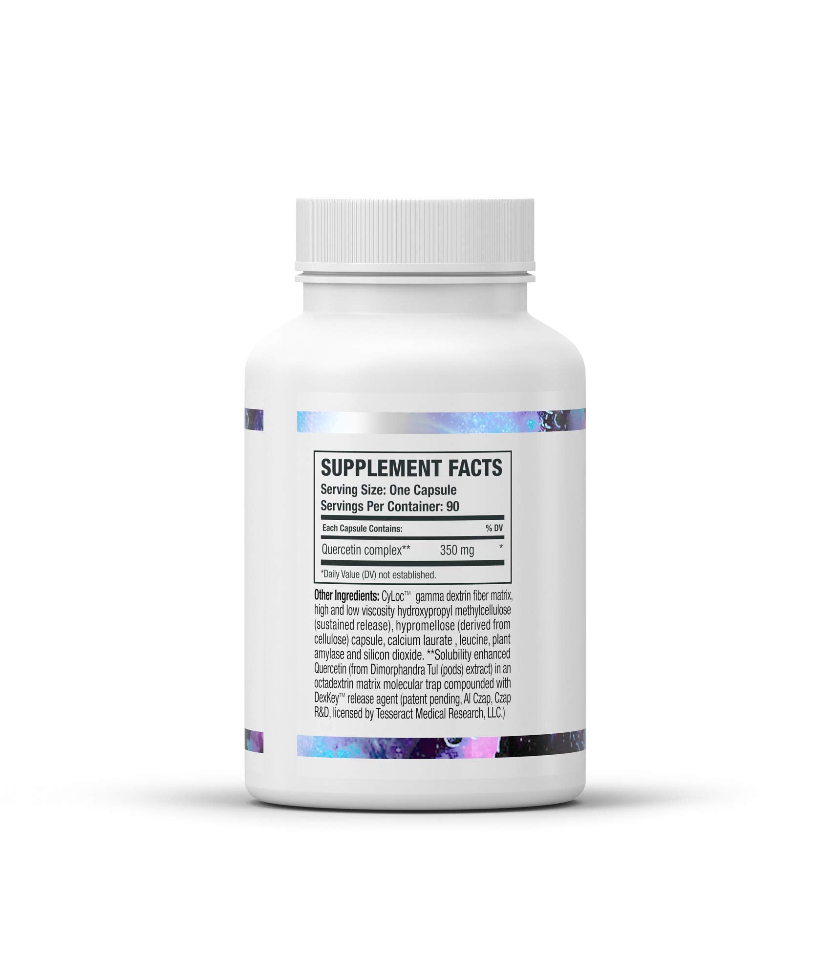 Quercetin capsules for overall well-being