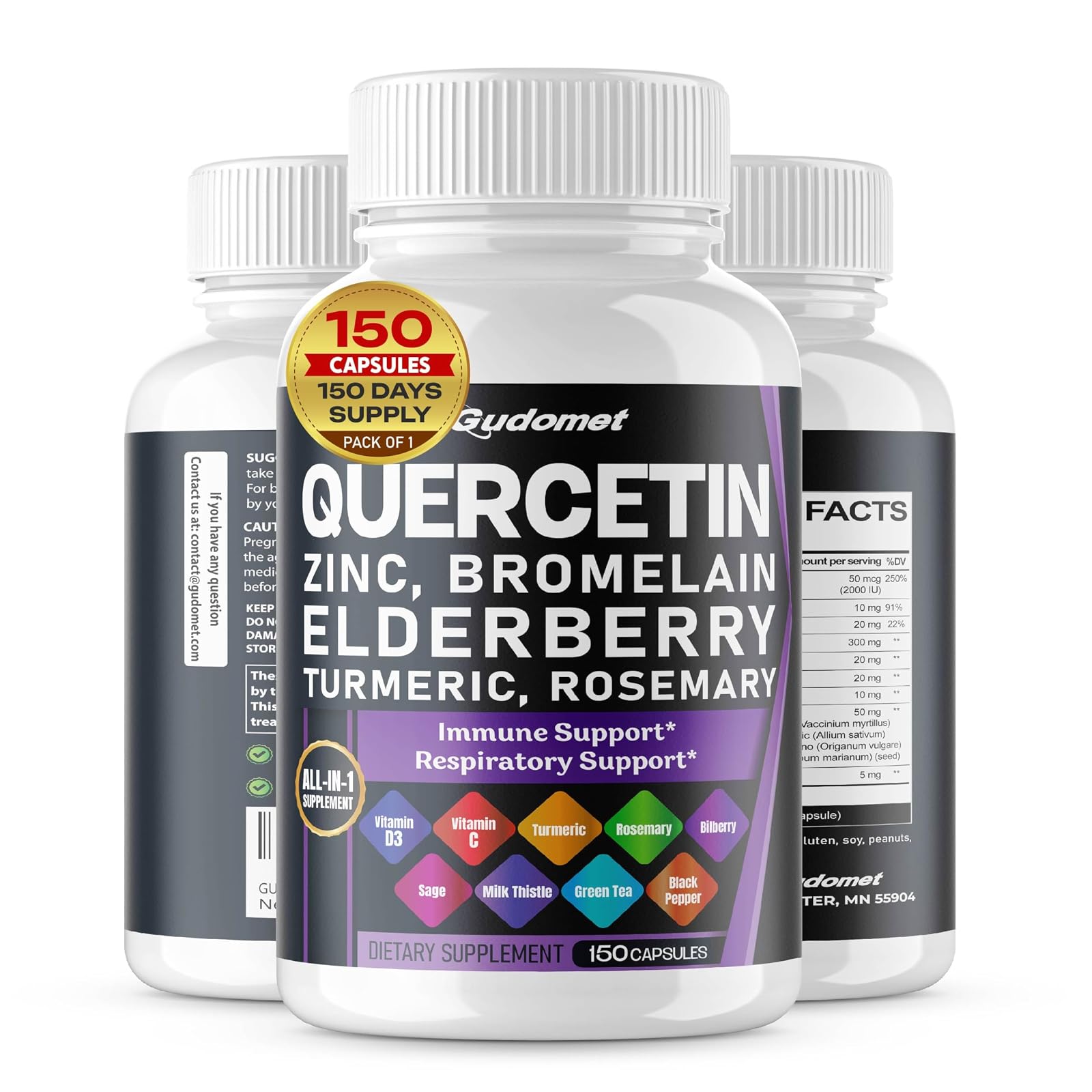Quercetin complex with zinc benefits