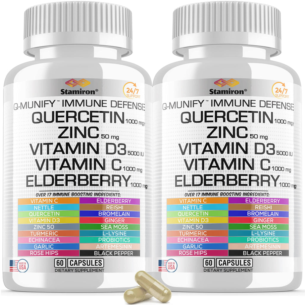 Quercetin elderberry immune support supplement