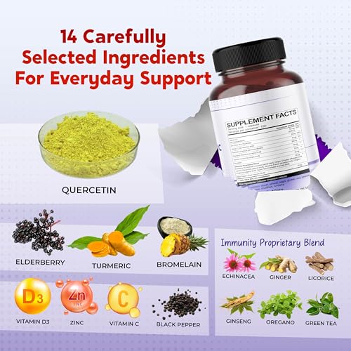 quercetin elderberry turmeric for cold season