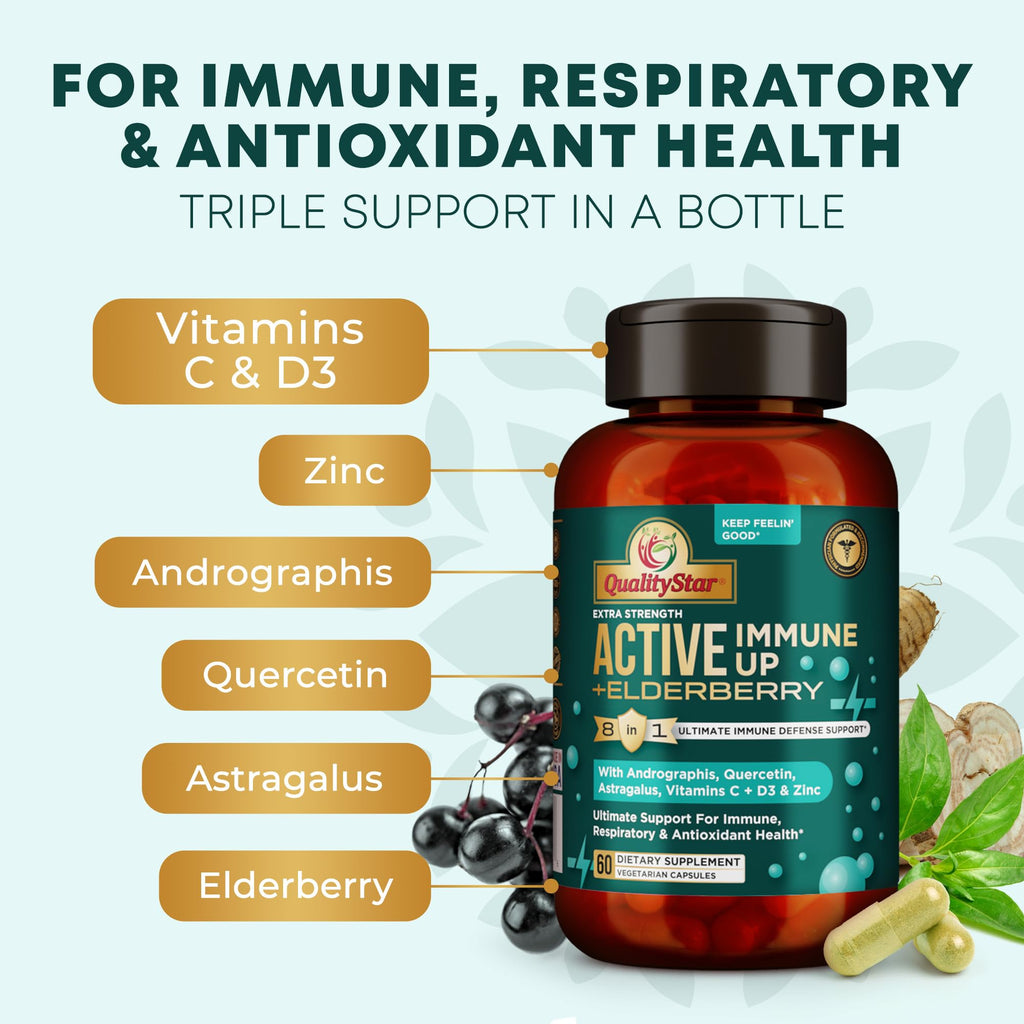 Quercetin enhanced elderberry formula