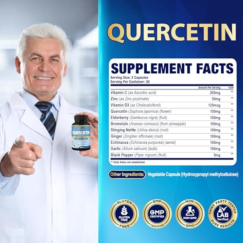 Quercetin extract for seasonal allergies relief
