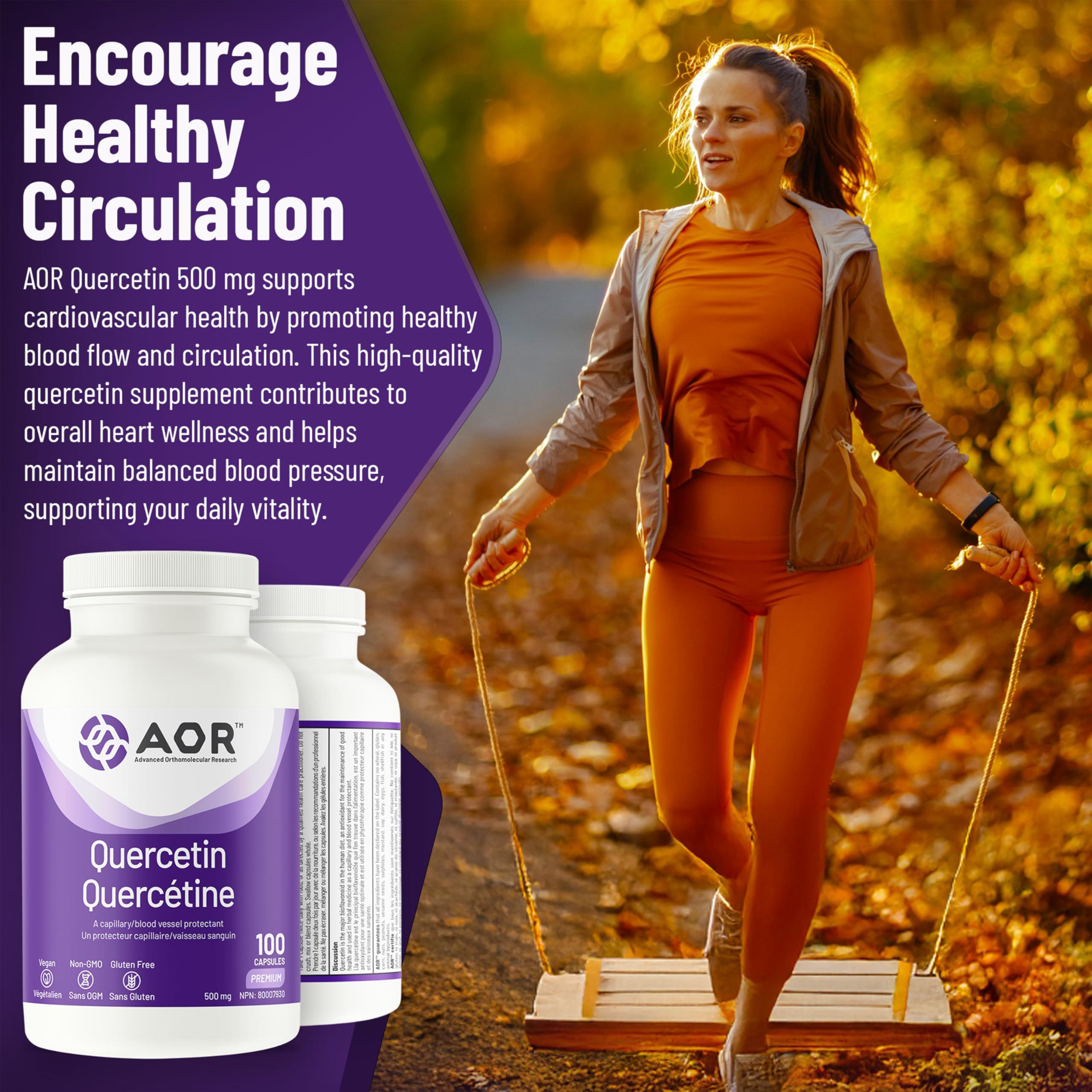 Quercetin for enhanced immune function