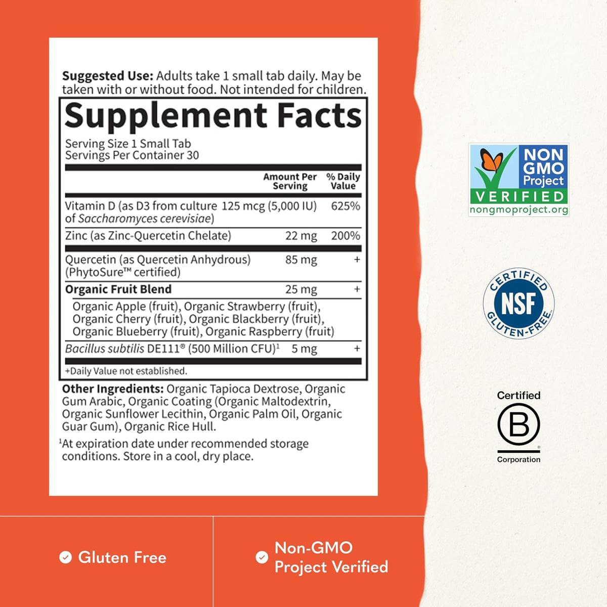 Quercetin for immune support