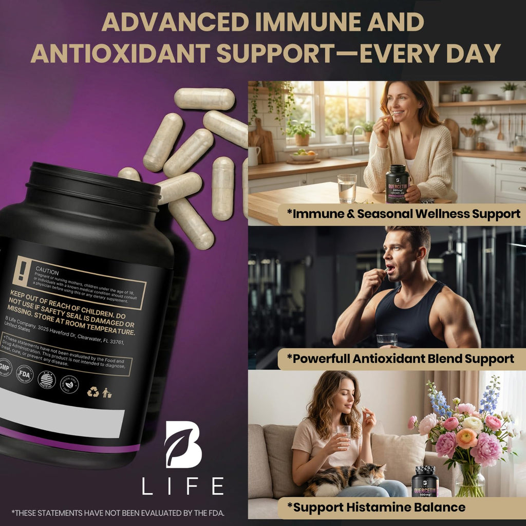 Quercetin for overall wellness