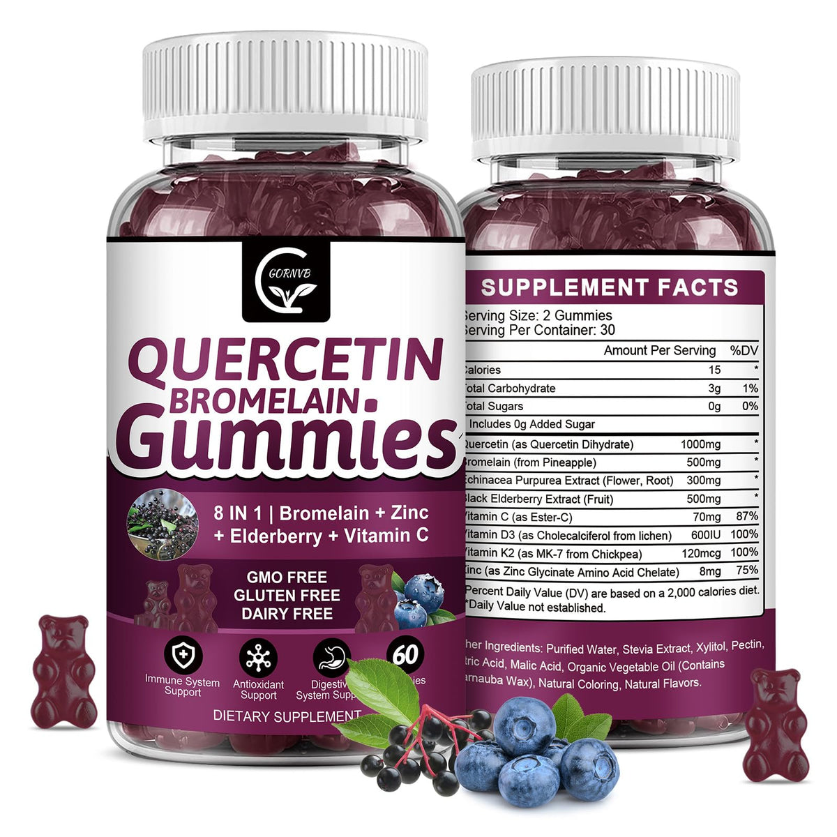quercetin gummies for immune support