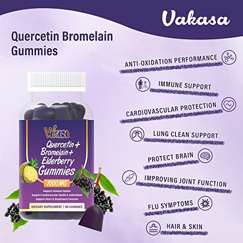 quercetin gummies with elderberry extract
