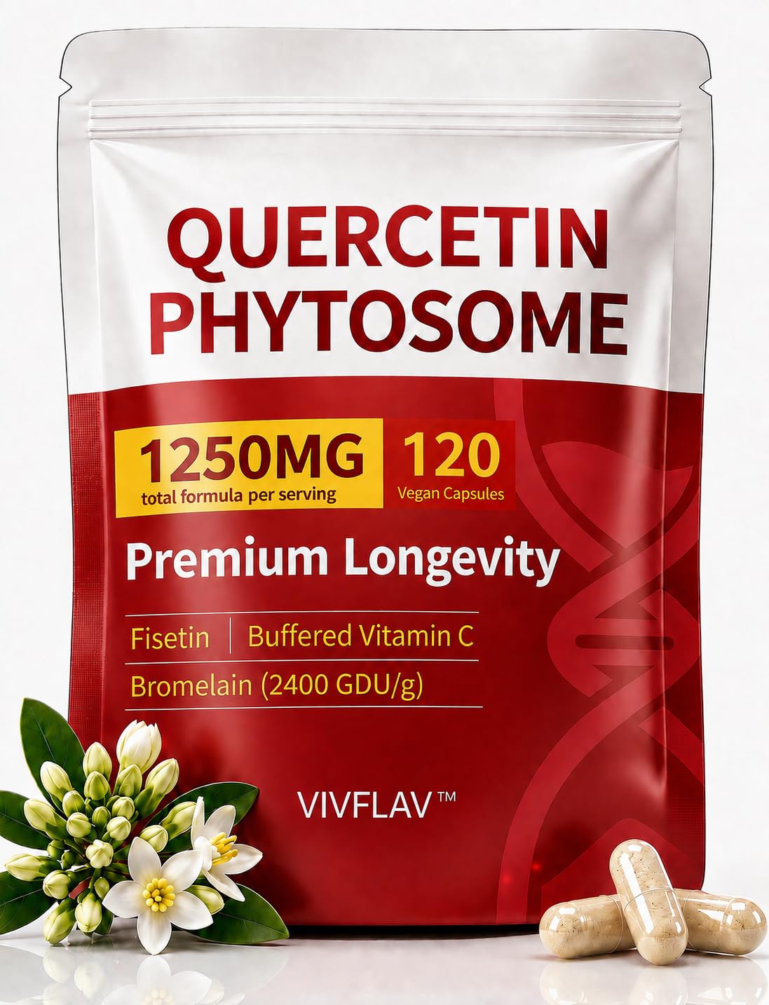 Quercetin Phytosome immune support capsules