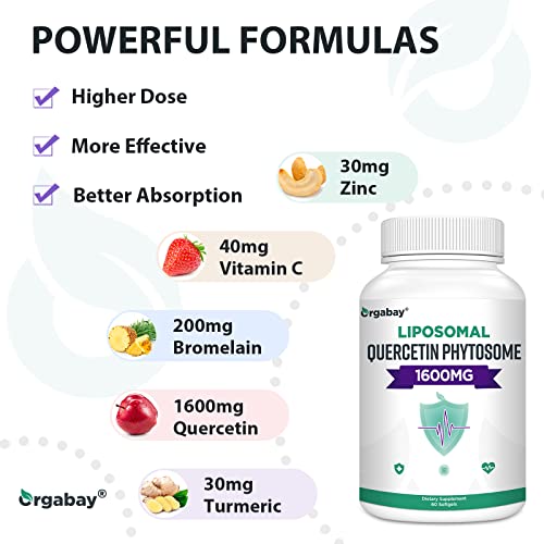 quercetin softgels for daily health