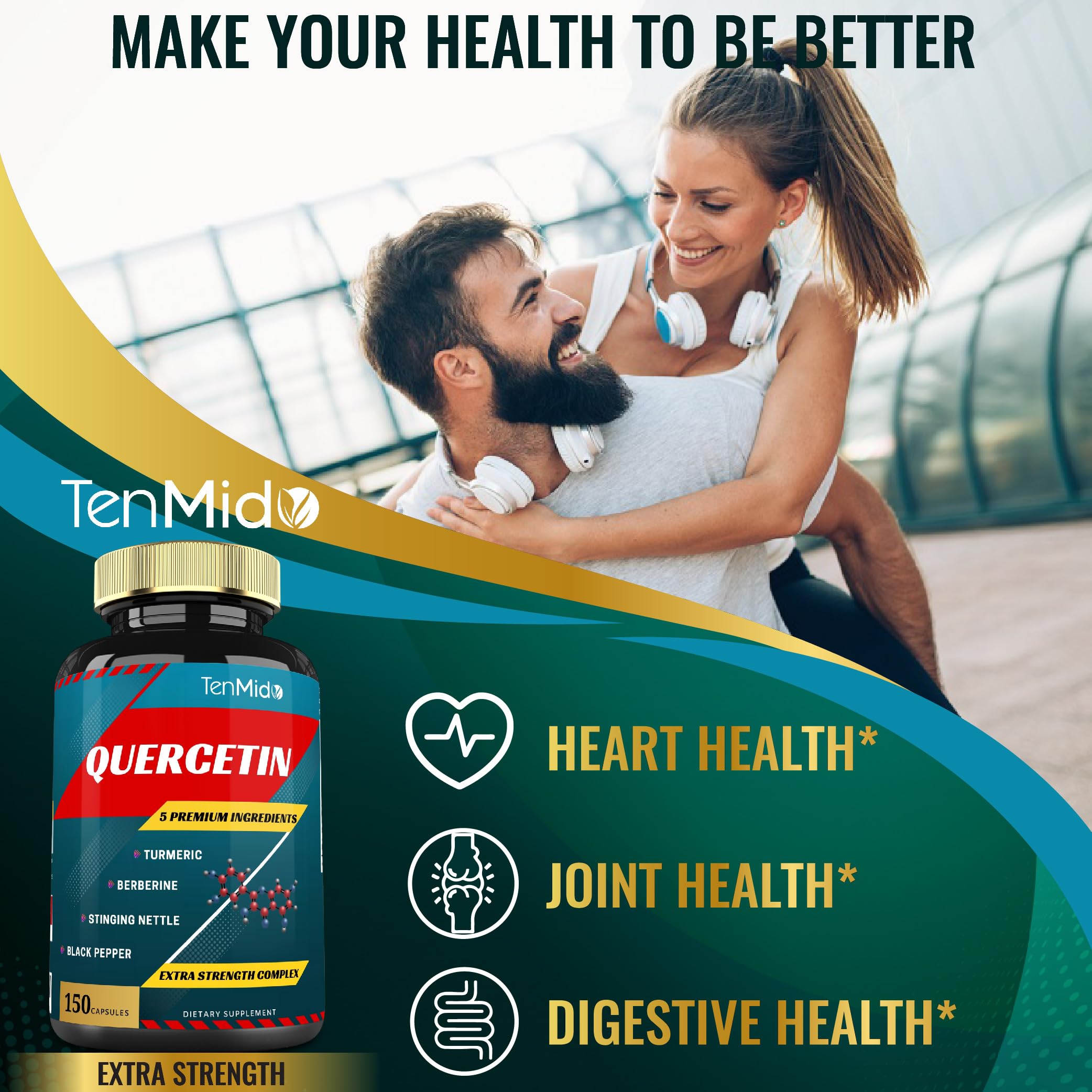 Quercetin supplement for daily wellness