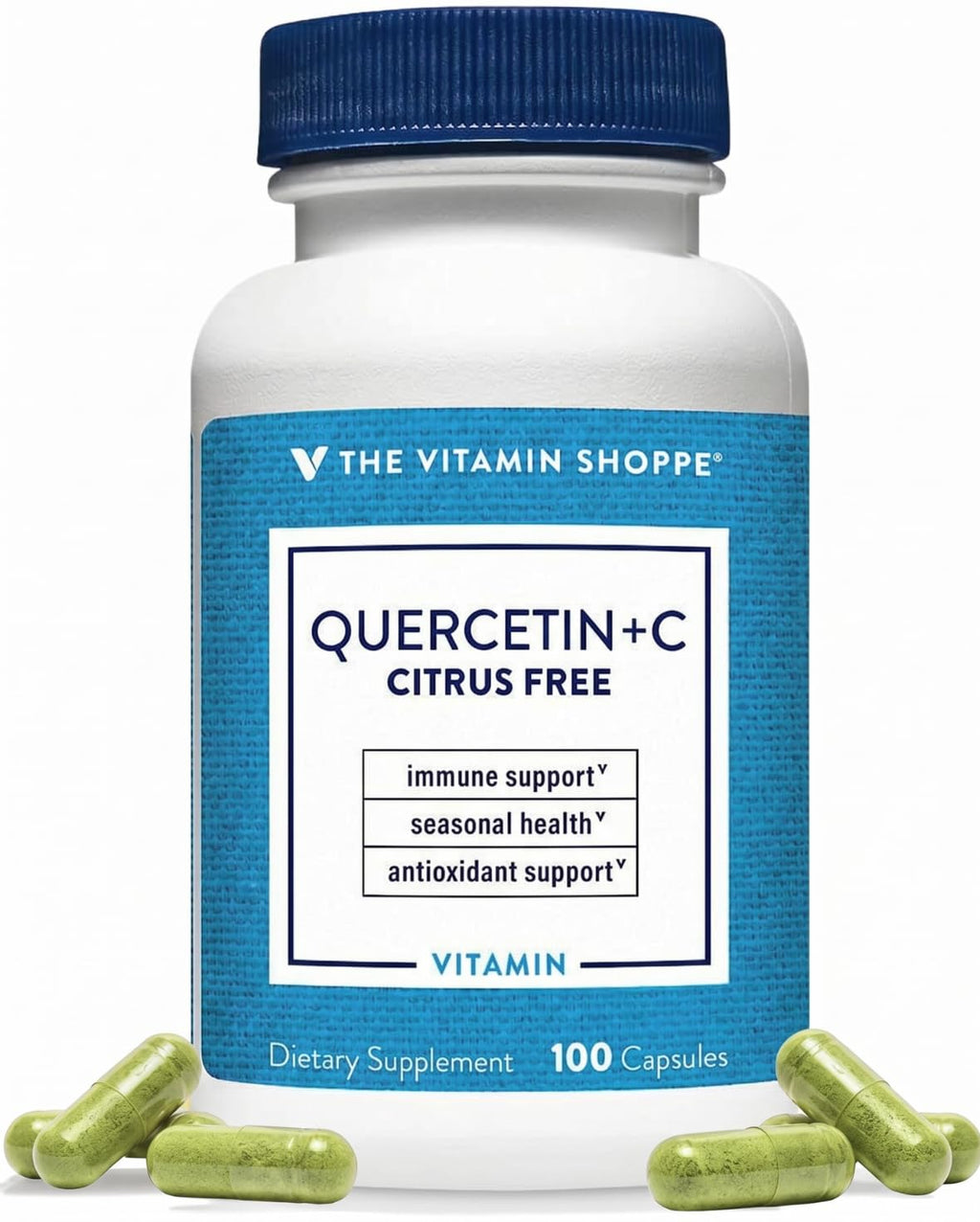 quercetin vitamin C supplement capsules