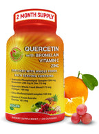Quercetin with Bromelain capsules for immunity