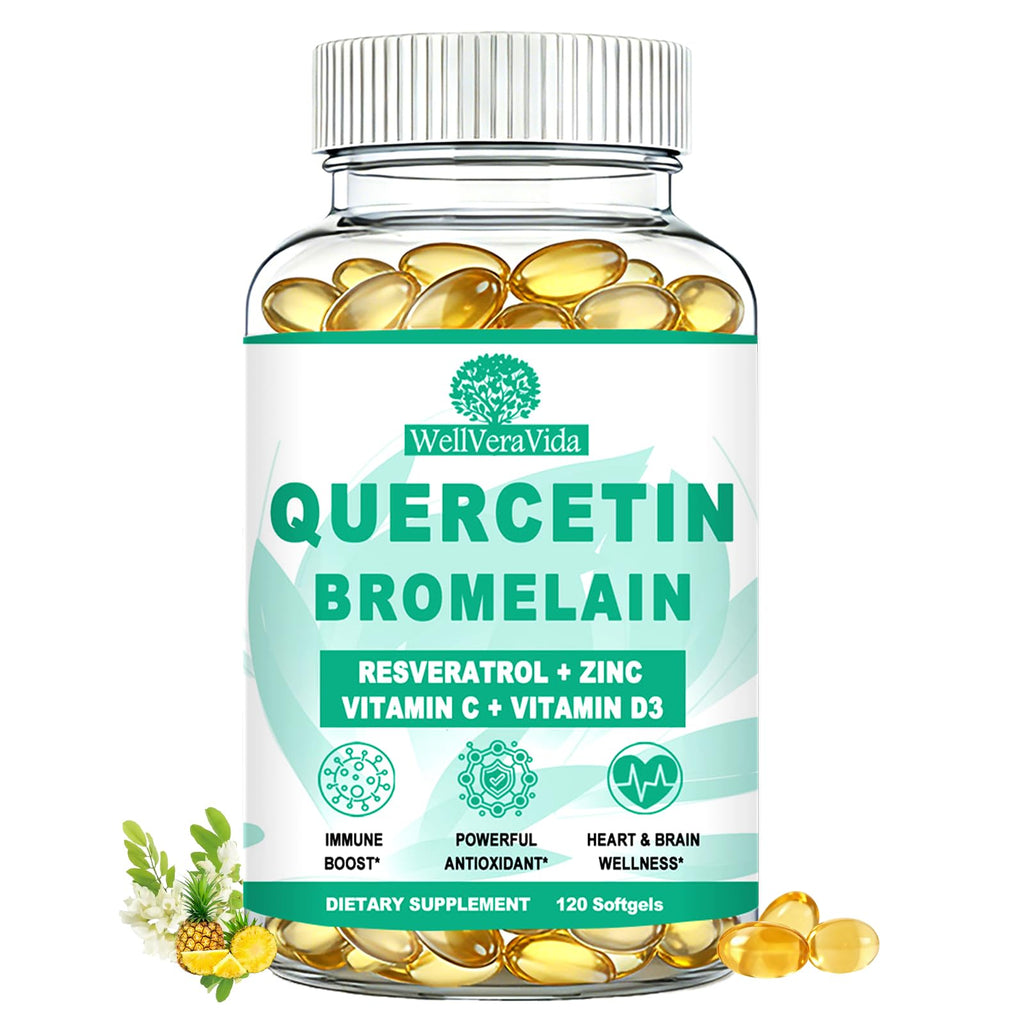 Quercetin with Bromelain capsules