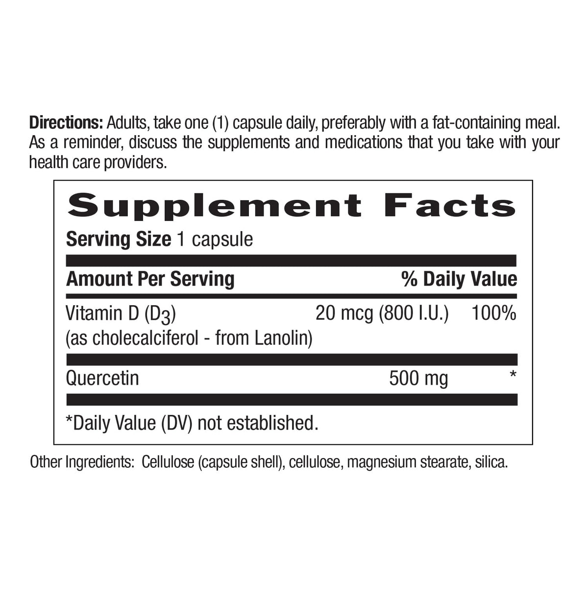quercetin with bromelain for immune support