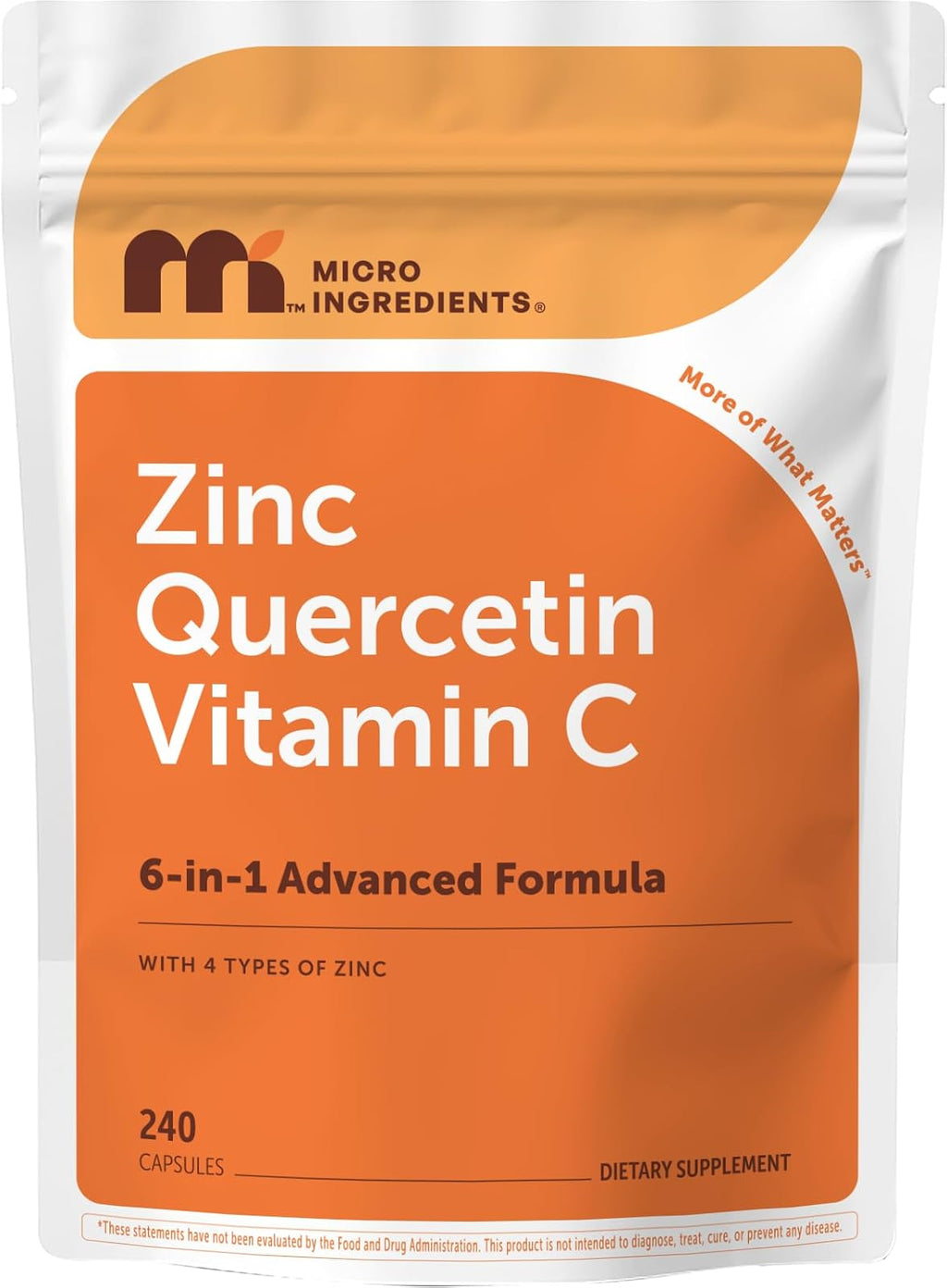 Quercetin with Vitamin C capsules