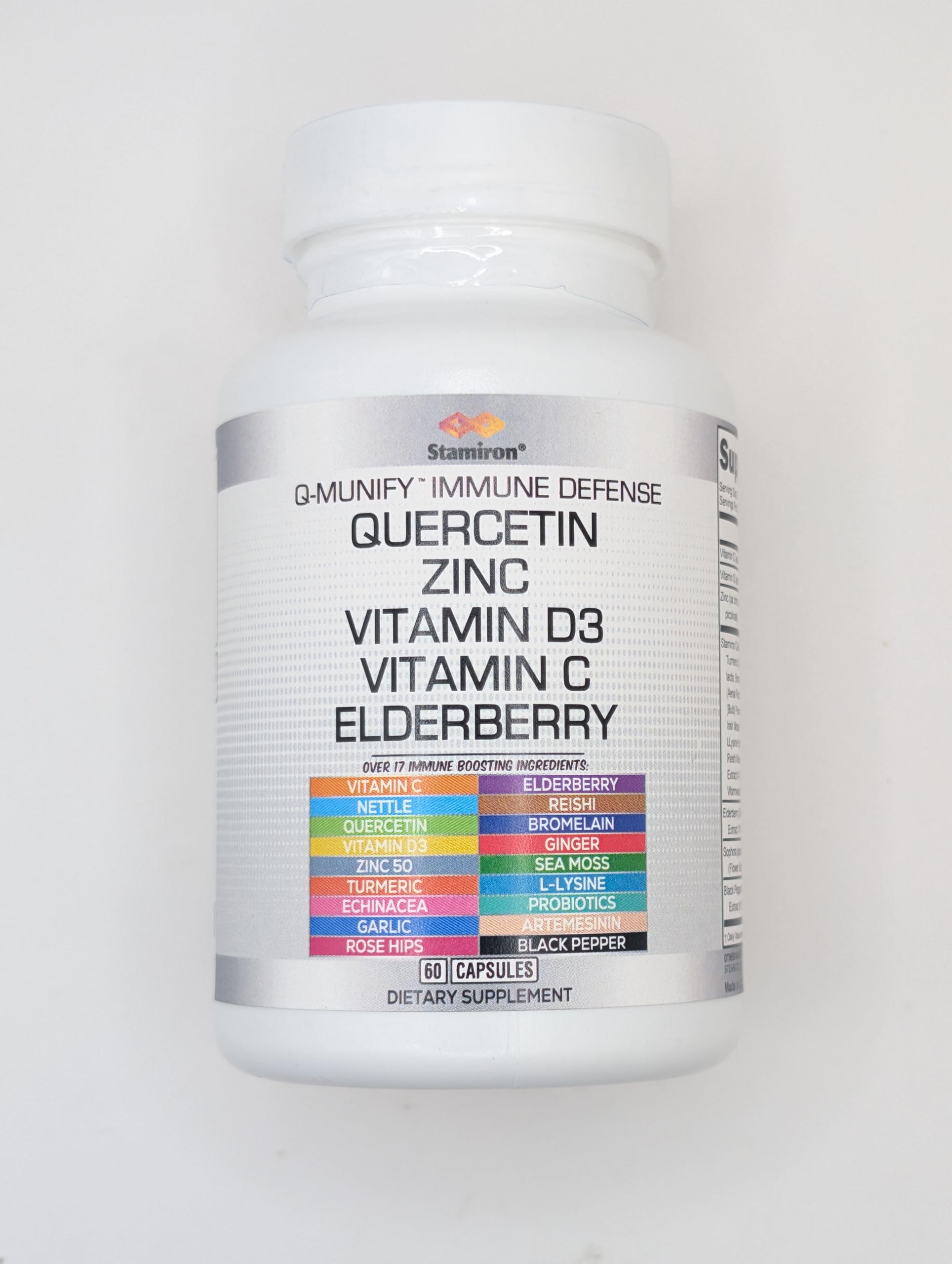 Quercetin Zinc elderberry immune support