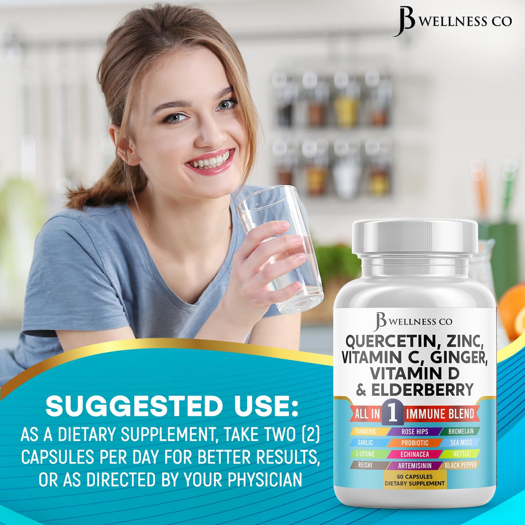 Quercetin Zinc Vitamin D for seasonal support