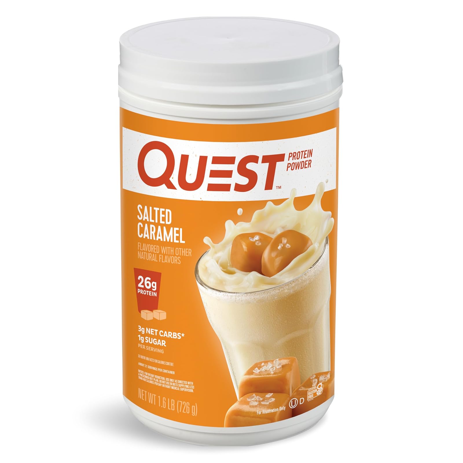 Quest Nutrition salted caramel whey protein