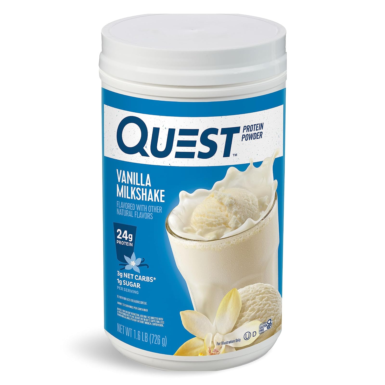 Quest Nutrition vanilla milkshake whey protein