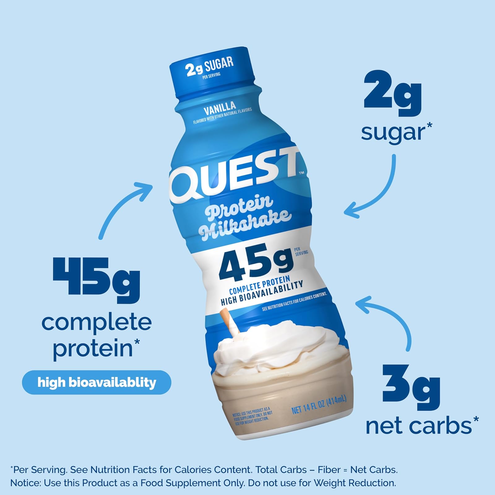 Quest Nutrition vanilla protein drink