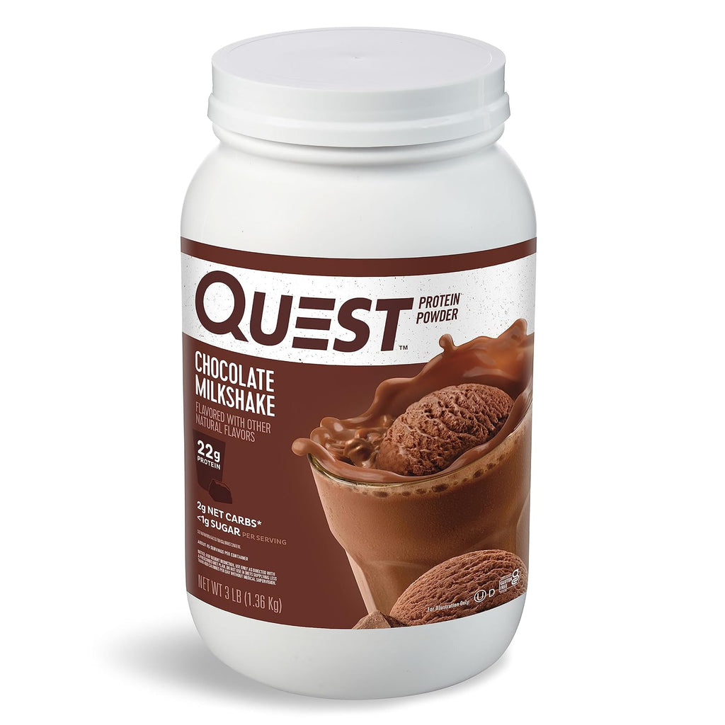 Quest whey protein chocolate milkshake
