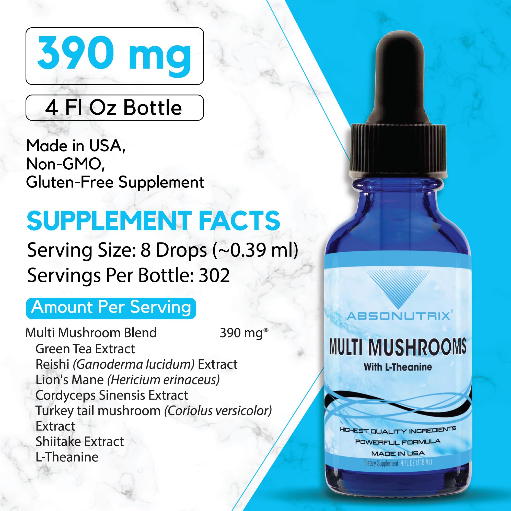 Quick absorption mushroom extract