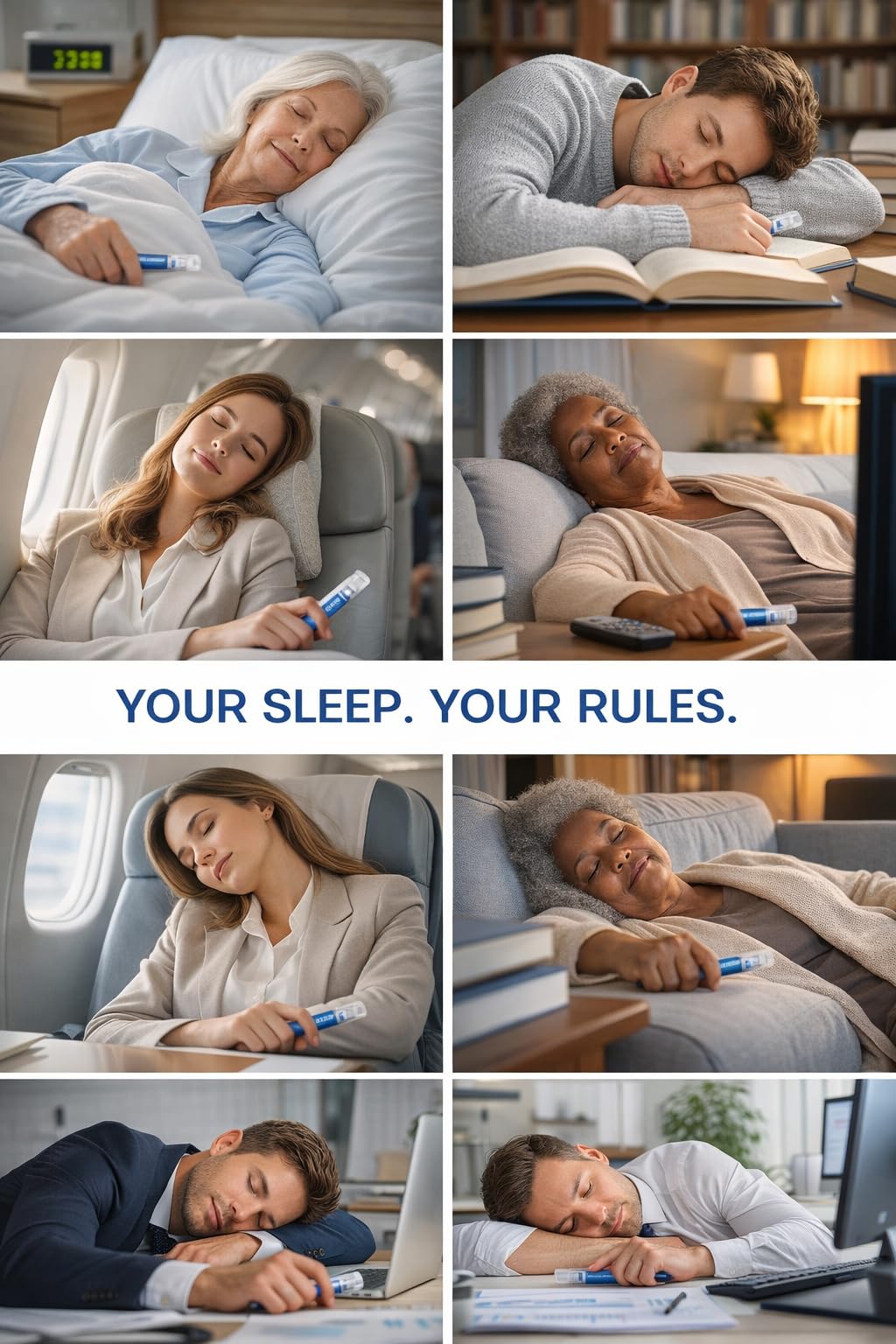 Quick-acting sleep spray for adults