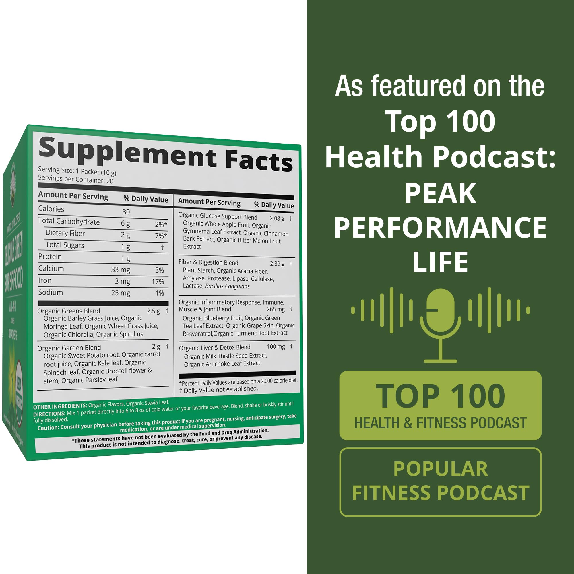 quick and nutritious spirulina mix