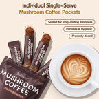 quick brewing mushroom coffee packets