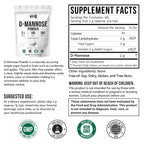 Quick dissolve D-Mannose supplement