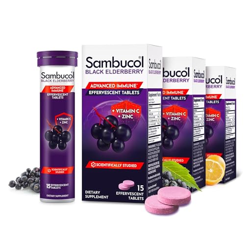 quick-dissolve elderberry tablets with zinc