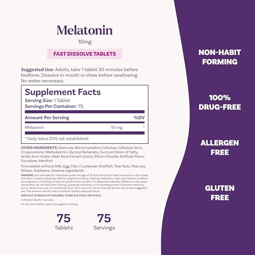 quick dissolve melatonin for insomnia