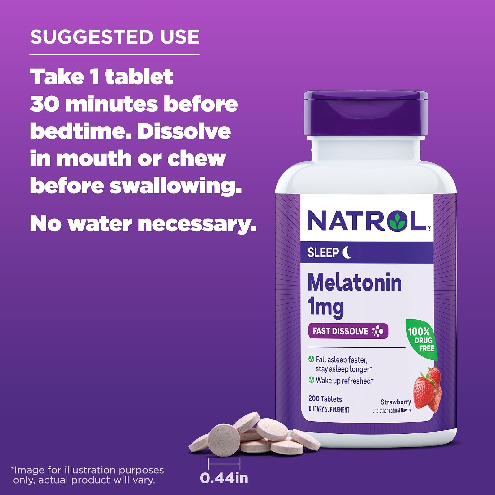 quick dissolve melatonin for relaxation