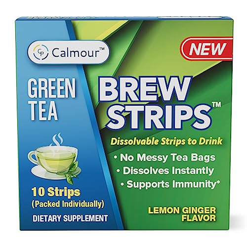quick dissolving green tea strips