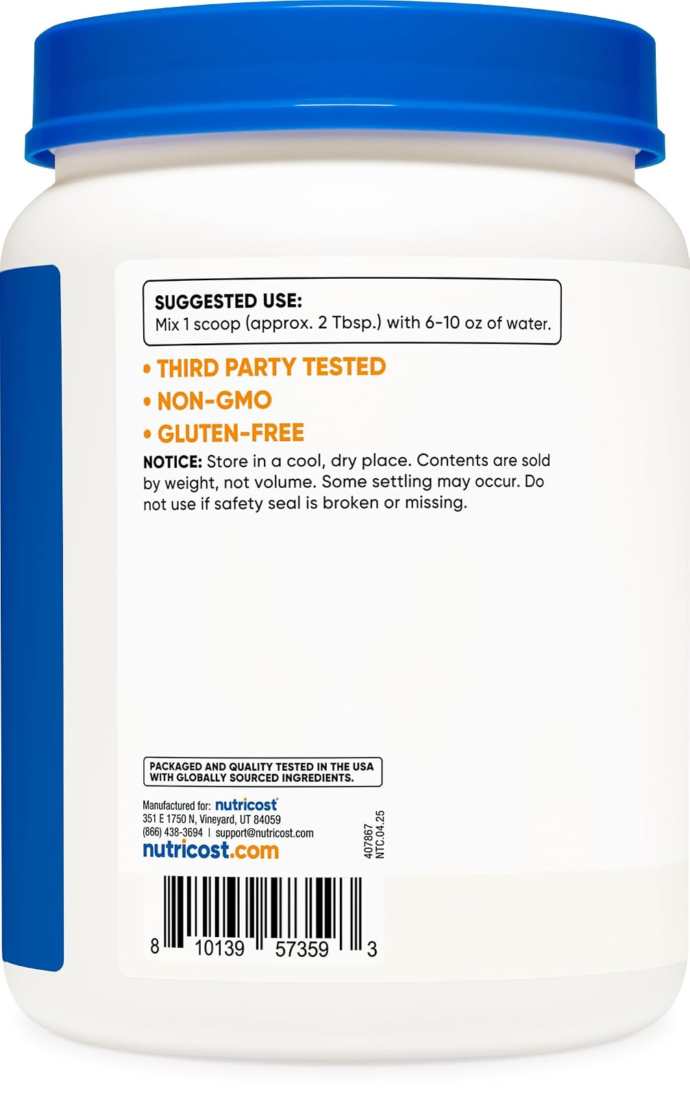 Quick energy boost dextrose powder