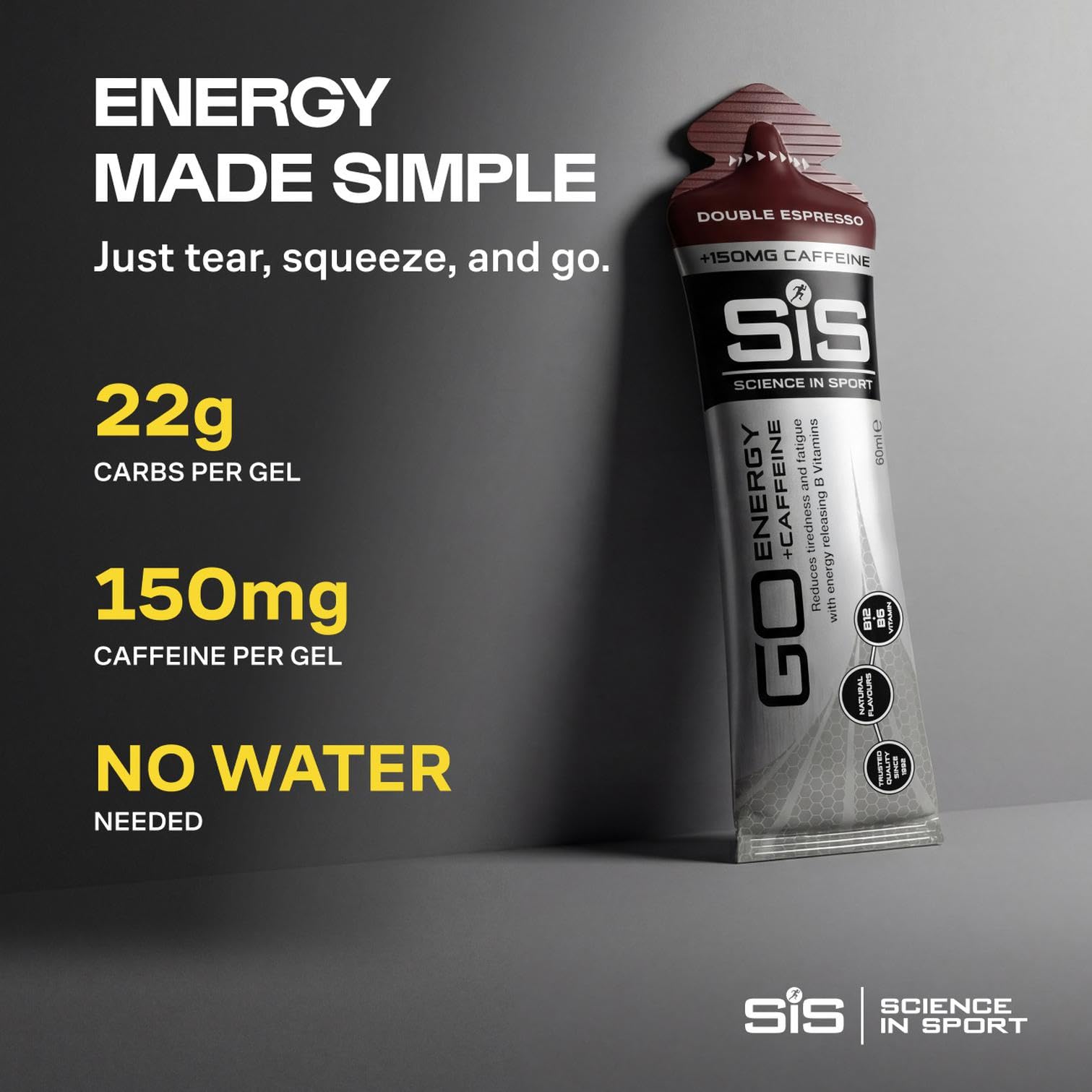 Quick energy boost for runners