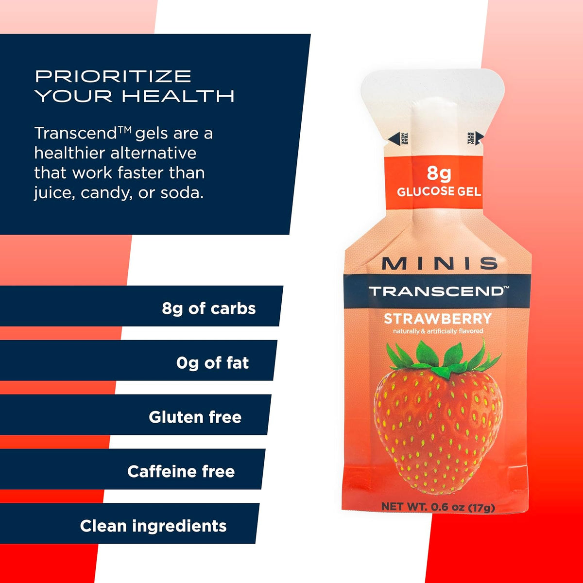 quick energy boost strawberry gel