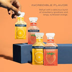 quick energy boost strawberry orange gels