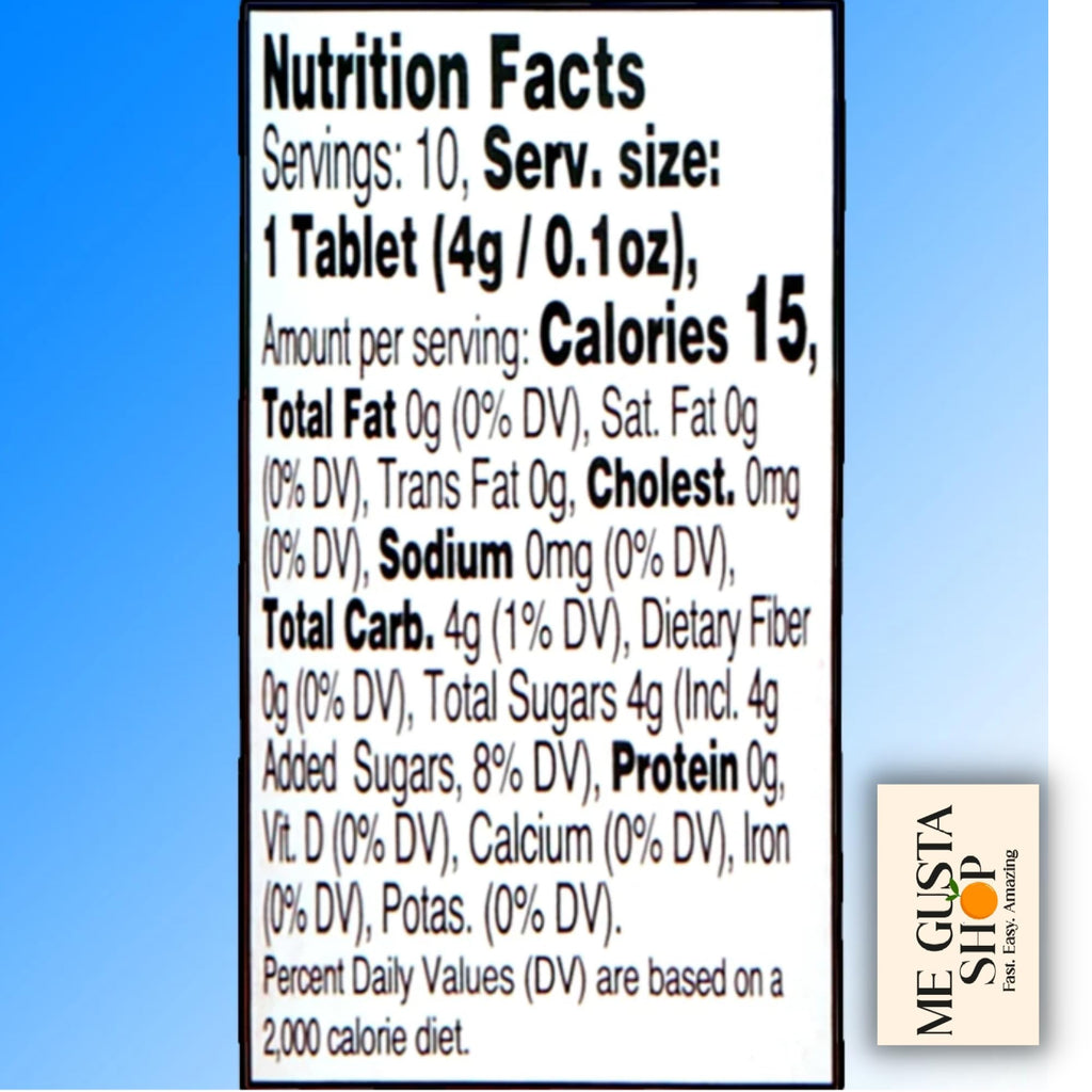 Quick energy boost with glucose tablets