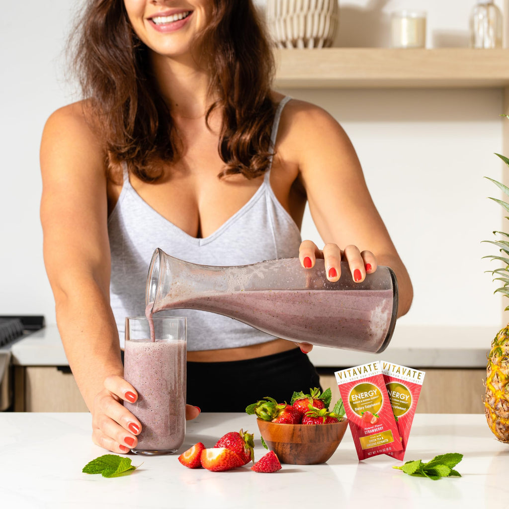 quick energy boost with vitamin powder