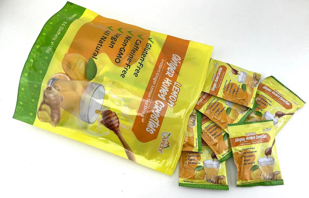 quick ginger honey tea mix