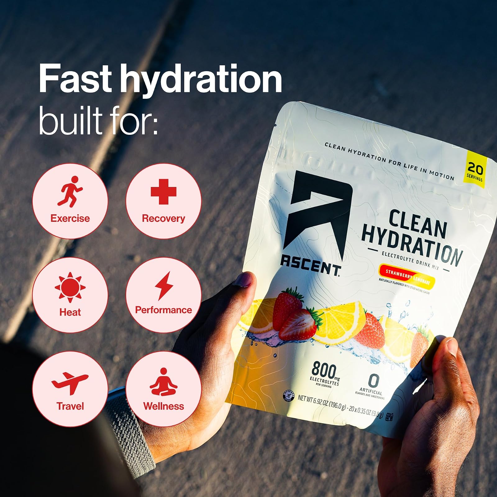 Quick hydration solution for workouts