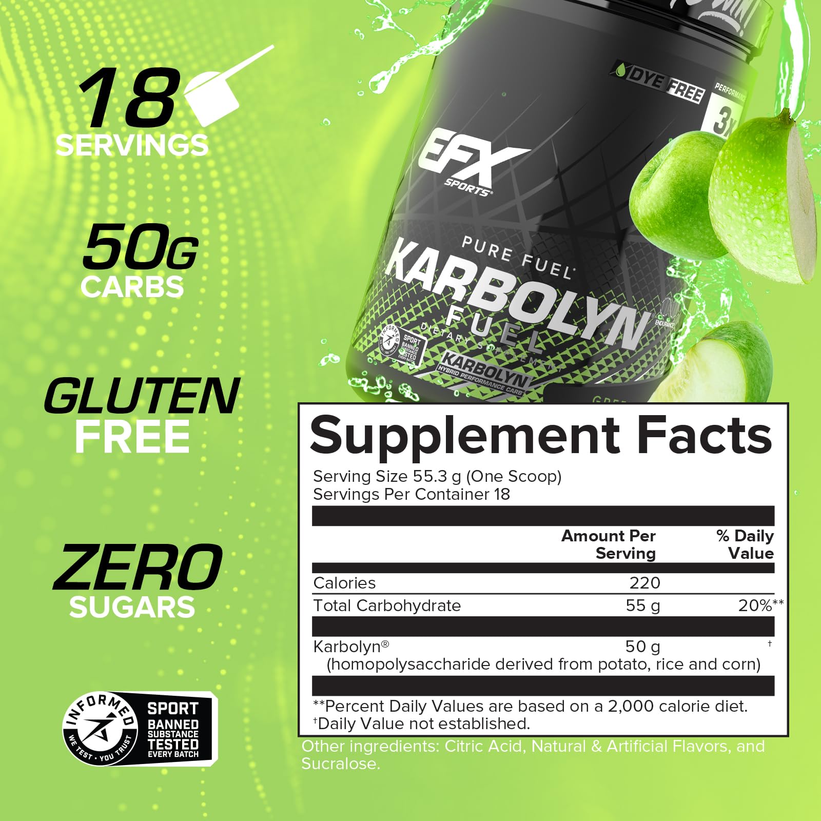 quick recovery carbohydrate powder