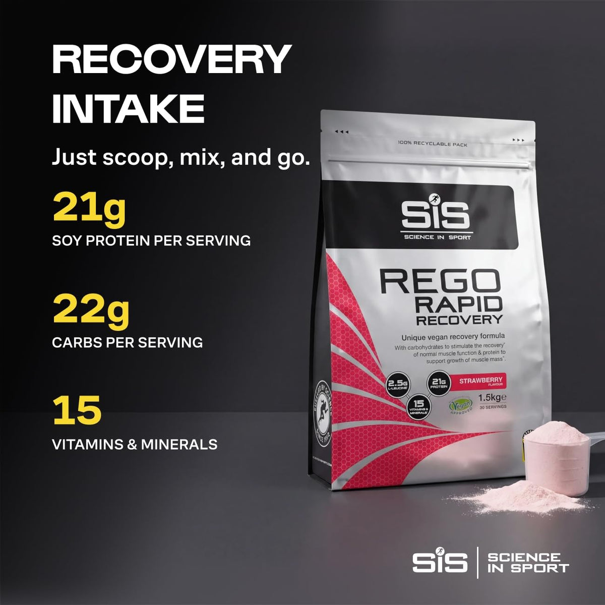 quick recovery vegan protein powder