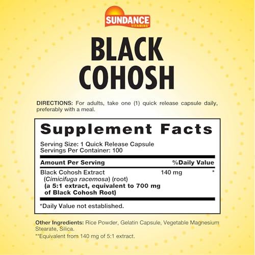 quick release black cohosh benefits