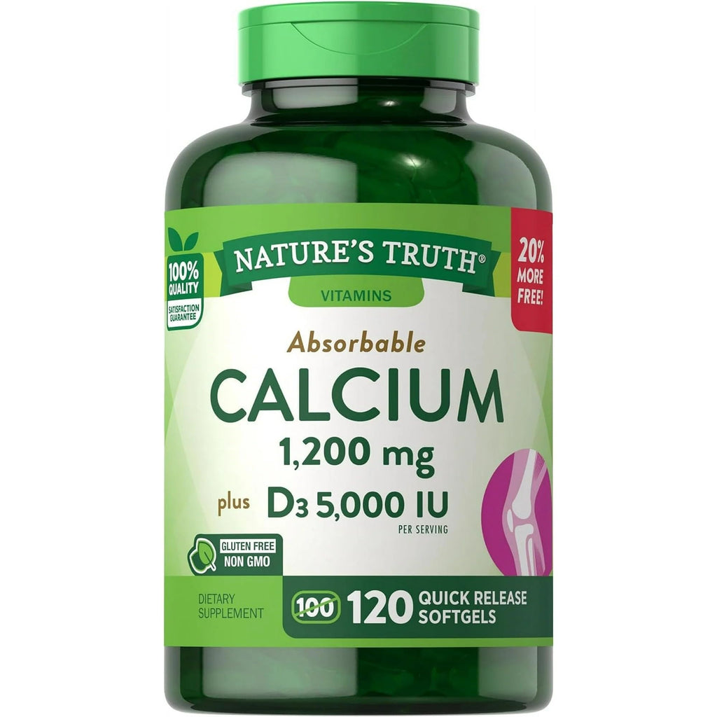 quick release calcium softgels for easy digestion