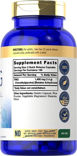 Quick release TMG for metabolism